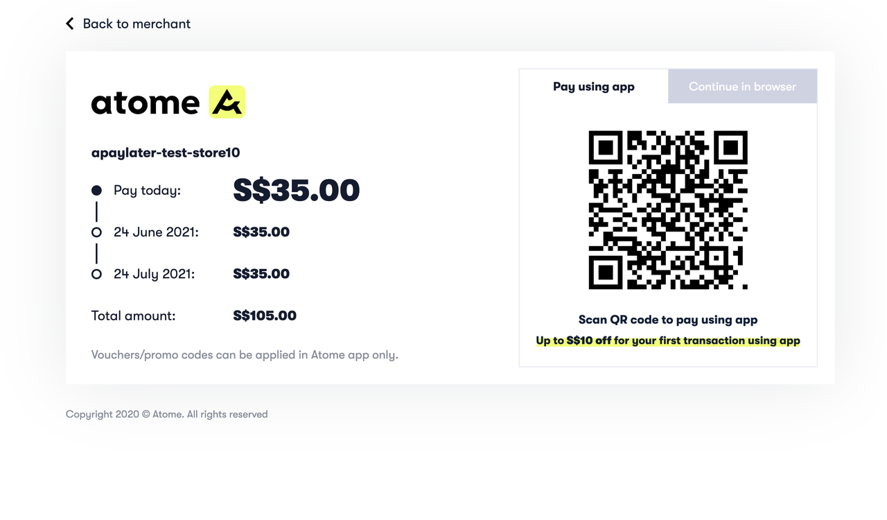 Shopify Install Atome Payment | Atome Developer Portal