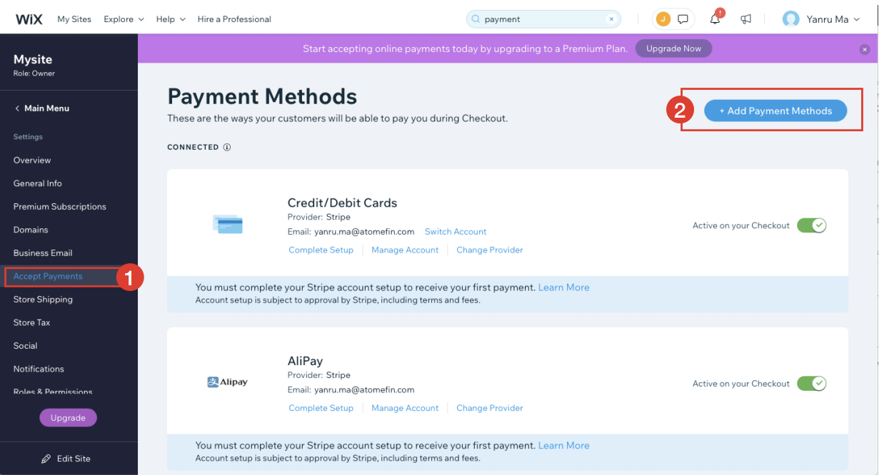 Wix Merchant Configuration | Atome Developer Portal